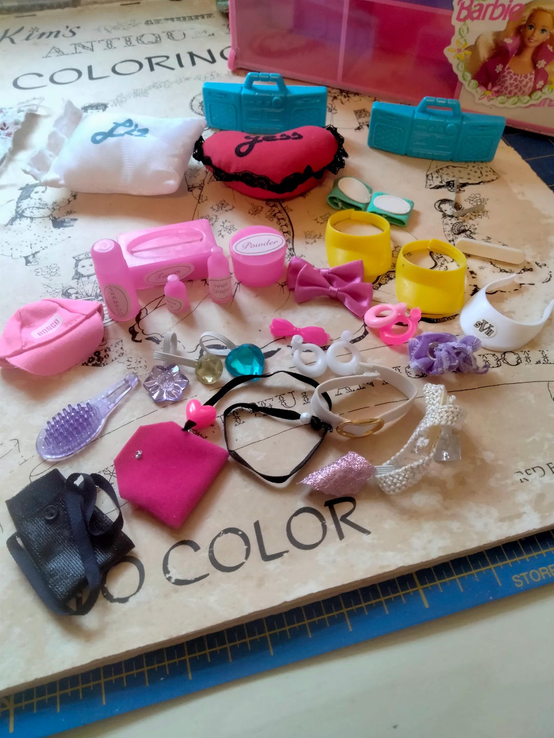 Vintage Barbie and Friends Accessories 1993 Assorted Items Used Good ...