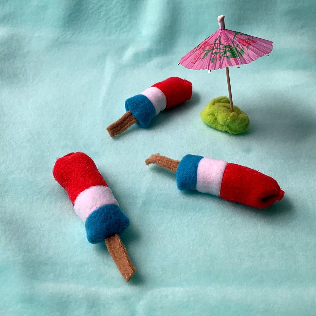 Rocket Pop Catnip Toys! | Red White Blue Popsicles - Etsy