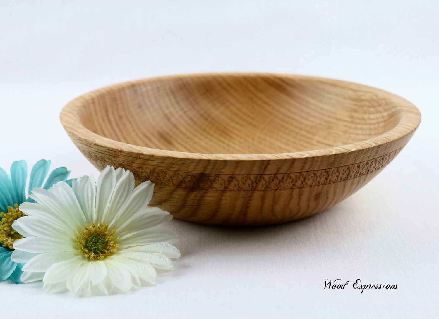 Wooden Red Oak Bowl / Dish