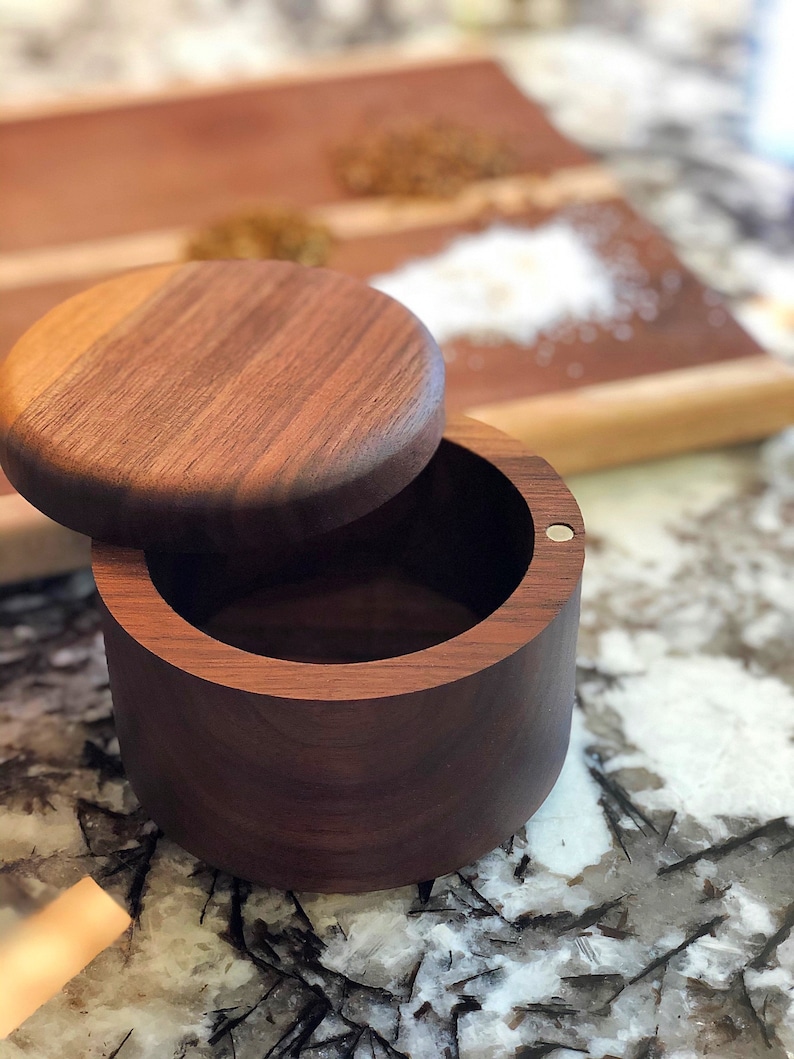Wooden Salt and Pepper Box/cellar Without Divider Spice Box - Etsy