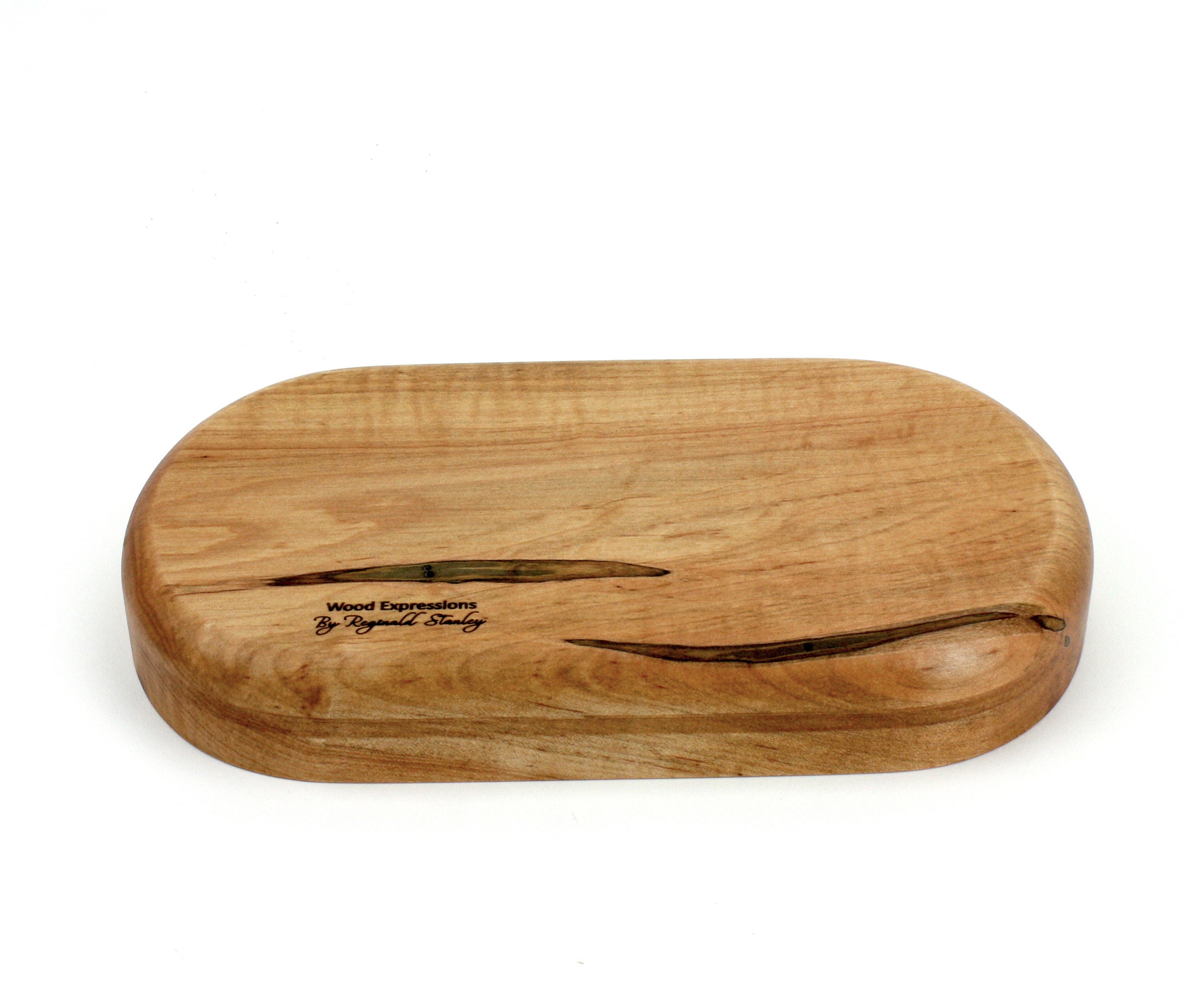 Wood Divided Bowl, Small Wood Bowl, Wood Candy Dish , Nut Bowl, Snack Bowl