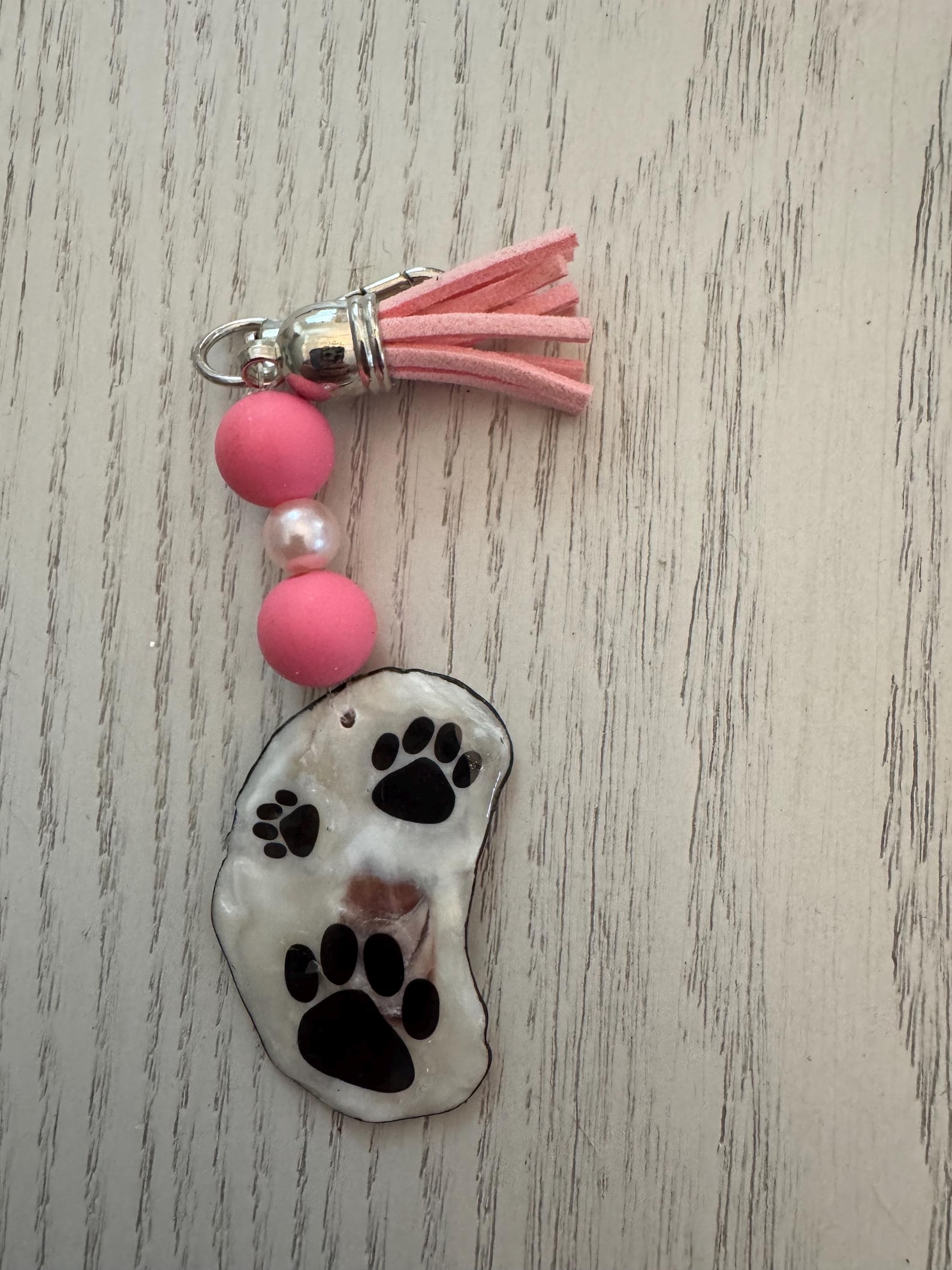 Oyster Shell Keychain - Etsy
