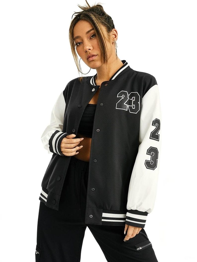 Women’s Varsity Jacket – College Style Baseball Jacket – Casual ...