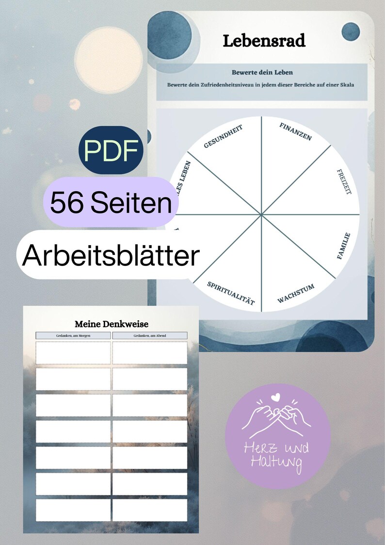 Worksheets - Mental Health Planner - Digital Download - Mental Health ...