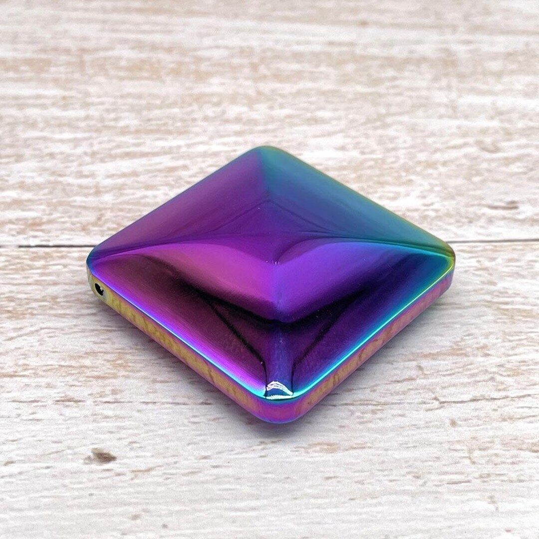Colorful Kinetic Flip Desk Toy | Zinc Alloy Rainbow Stress Relief ...