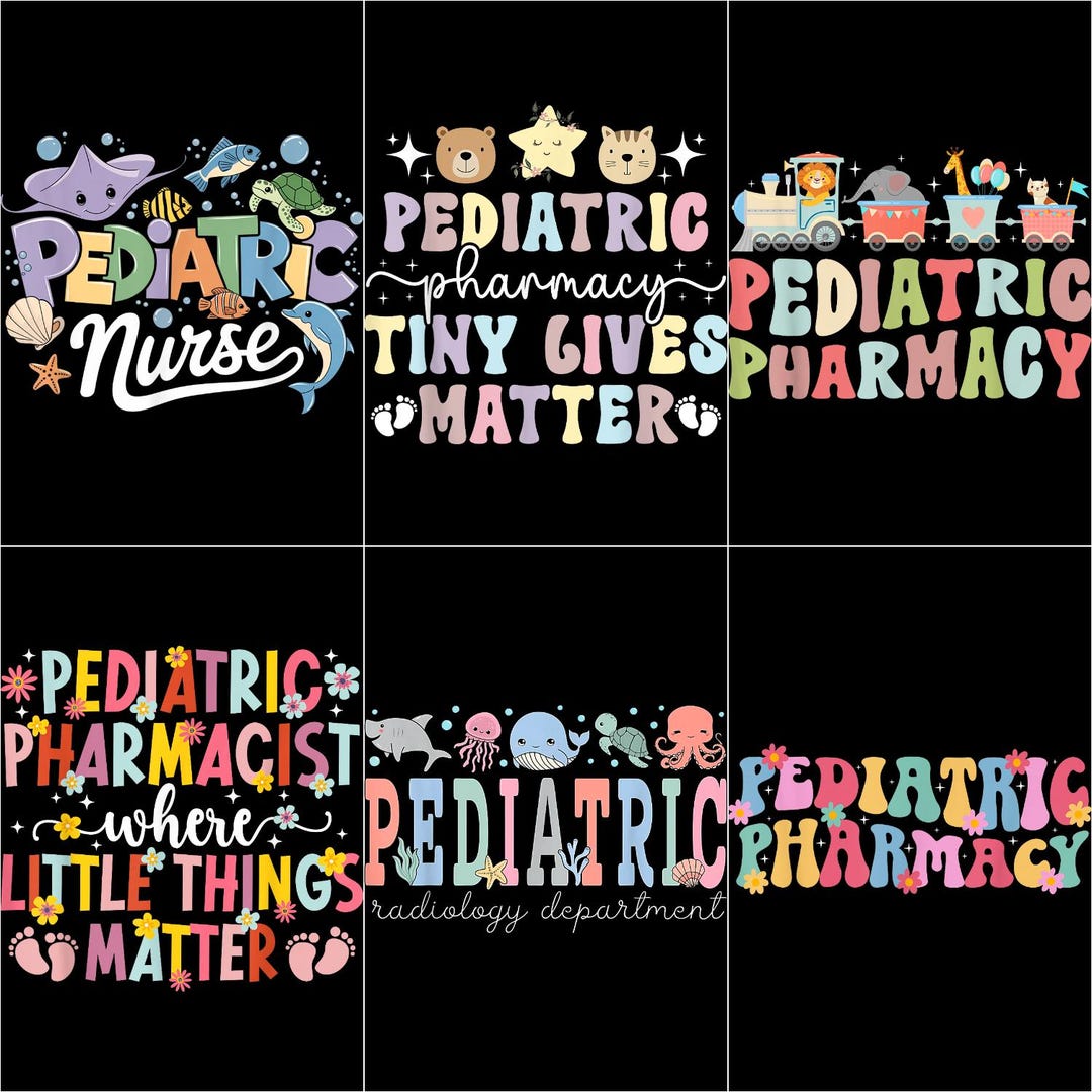 Digital Png File Pediatric Pharmacy Checker Daisy Printable Sticker ...
