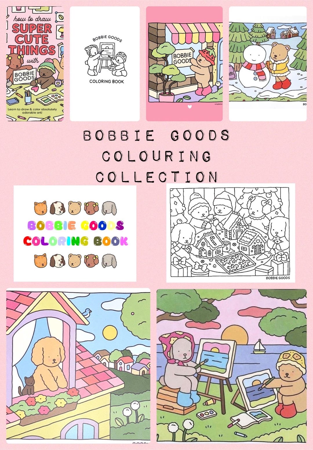 Bobbie Goods Digital Colouring Combo, Featuring 8 Different Collections ...