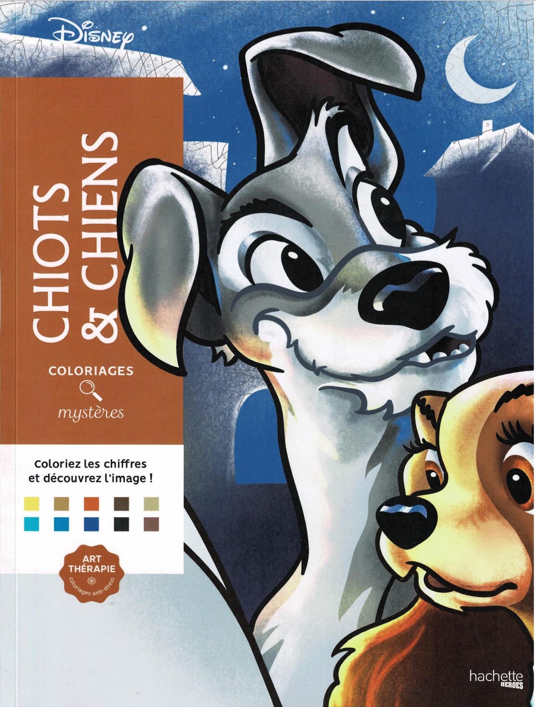 Digital Disney Colour by Numbers Mystery Colouring Book - Puppies and ...
