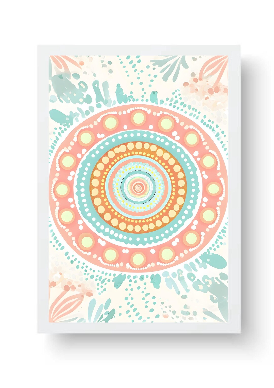 Dreaming Circle Indigenous Print, Aboriginal Art, Cultural Wall Decor ...