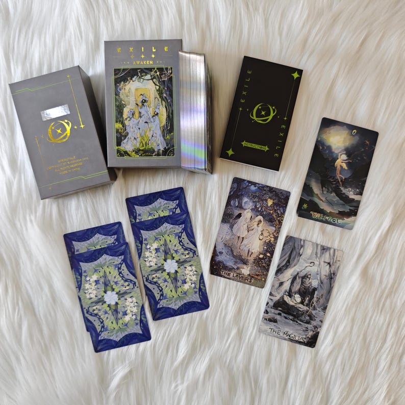 The Exile Tarot — Awaken Edition, 78-card RWS Deck, Ethereal Pastel ...