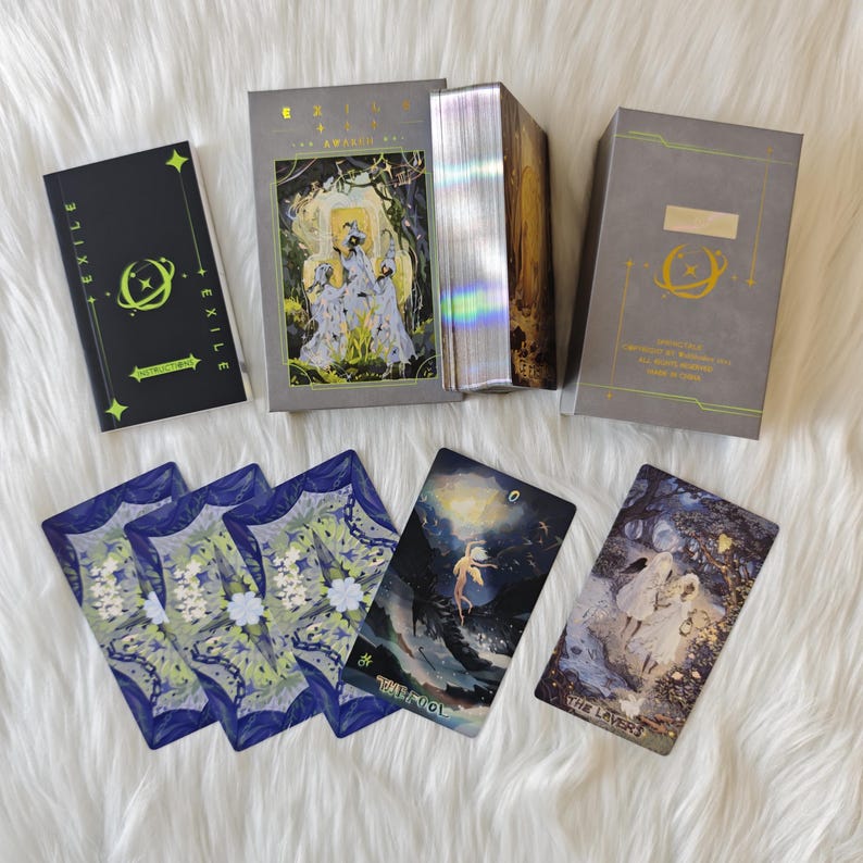 The Exile Tarot — Awaken Edition, 78-card RWS Deck, Ethereal Pastel ...