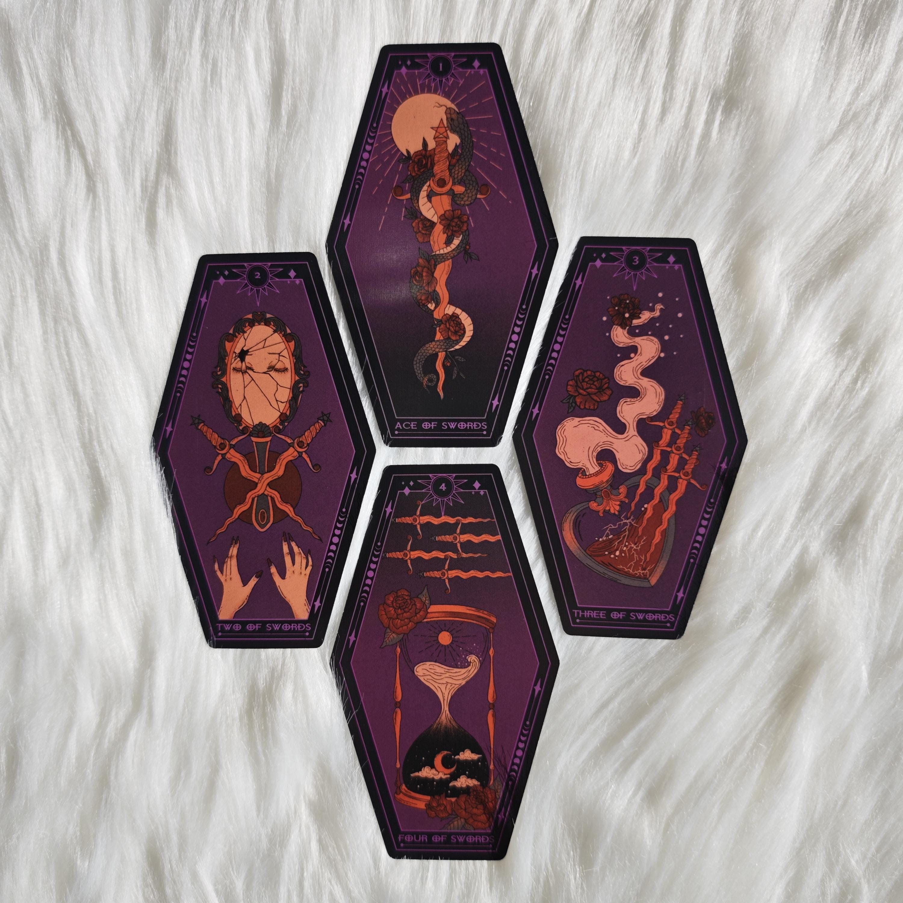 Aisling Tarot Deck - Marseille System, Vintage Dreamscape in Coffin Box ...