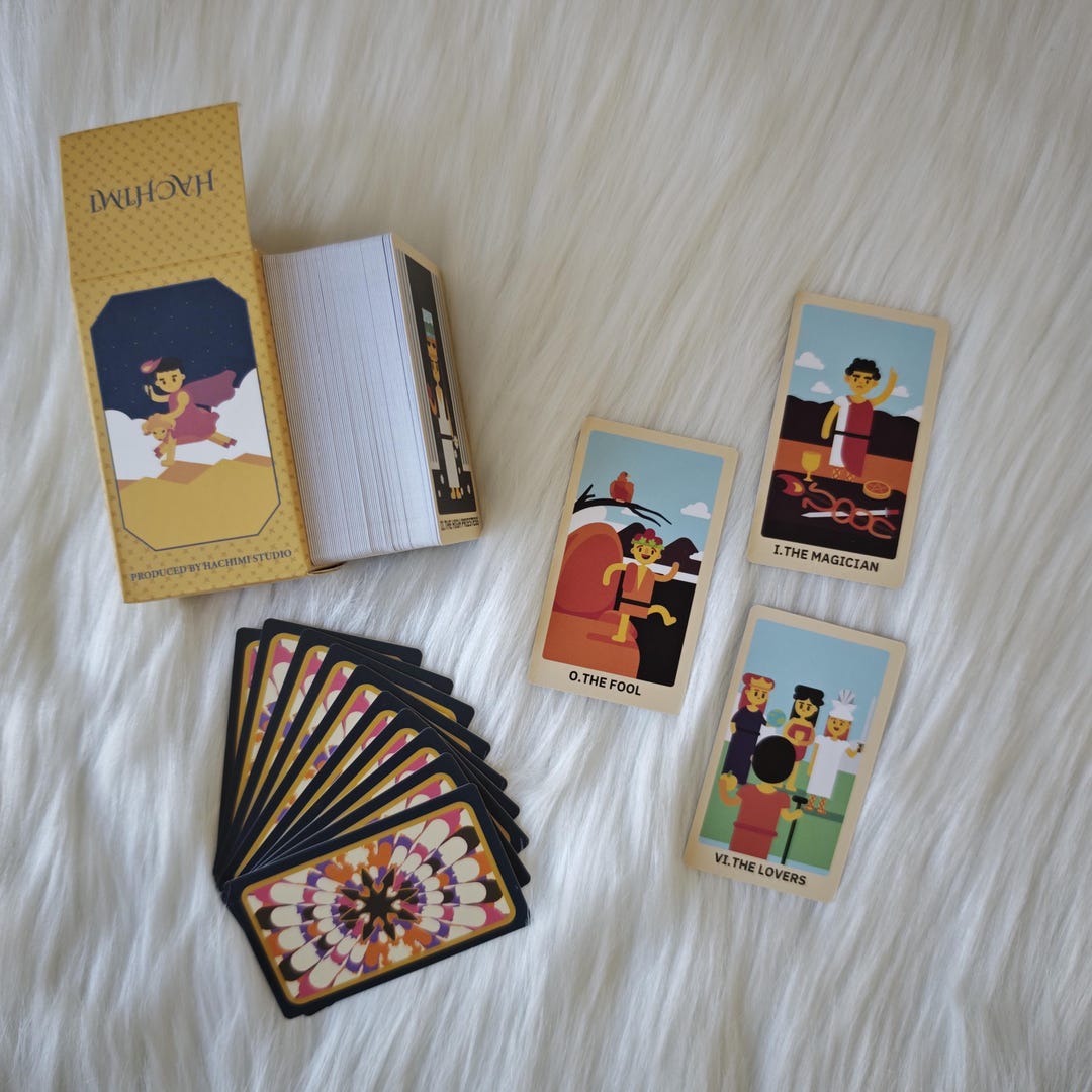 MINI RWS Tarot Deck, Whimsical Adventure Tarot Cards, Farwind Island ...