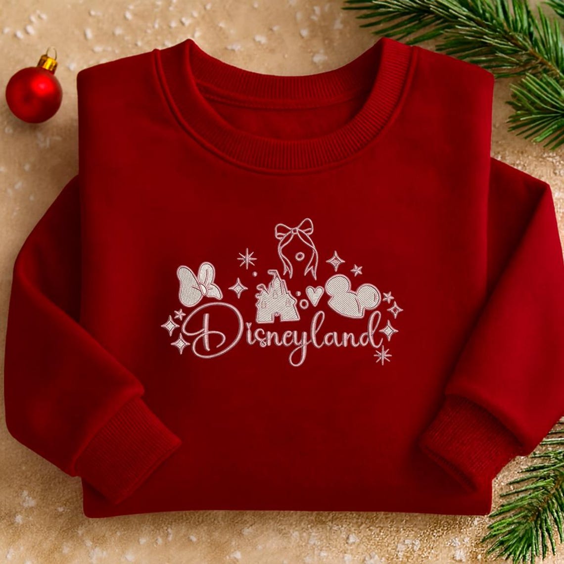 Fairytale Theme Park Embroidery Design | Castle Bow Mouse Ears ...