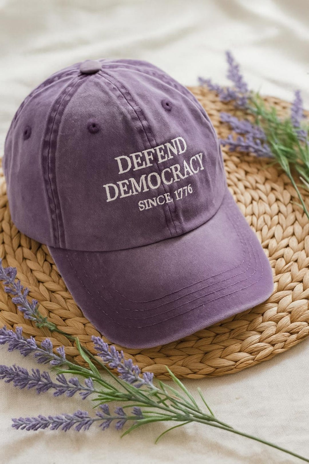 Defend Democracy Embroidery Design for Hat, Pro Democracy Machine ...