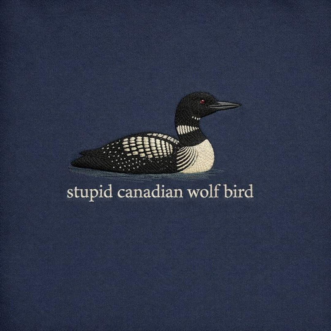 Loon Bird Machine Embroidery Design, Wildlife Pattern (digital Download ...