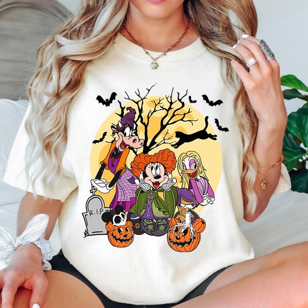 Retro Disney Hocus Pocus Png, Minnie Daisy Clarabelle Hocus Pocus Png ...