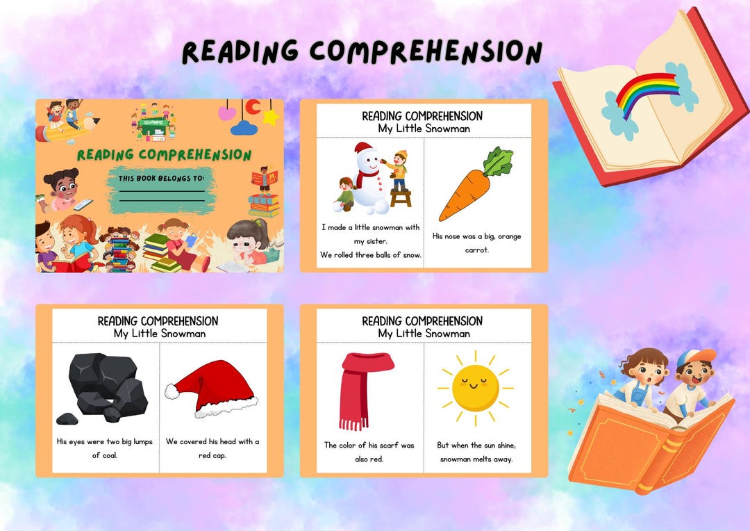 Reading Comprehension for Toddlers | Fun Digital Download for Early ...