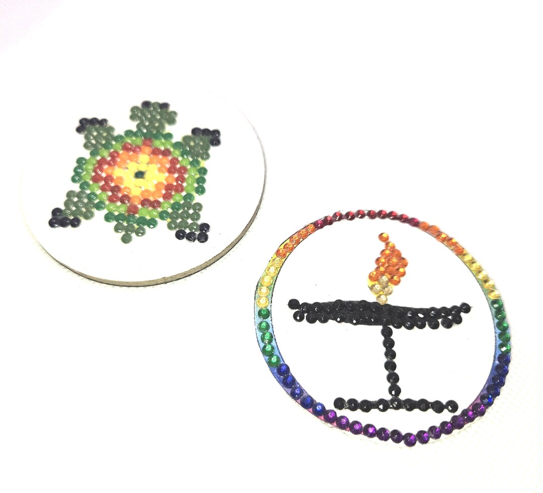 Diamond Art Beaded Magnets - Etsy