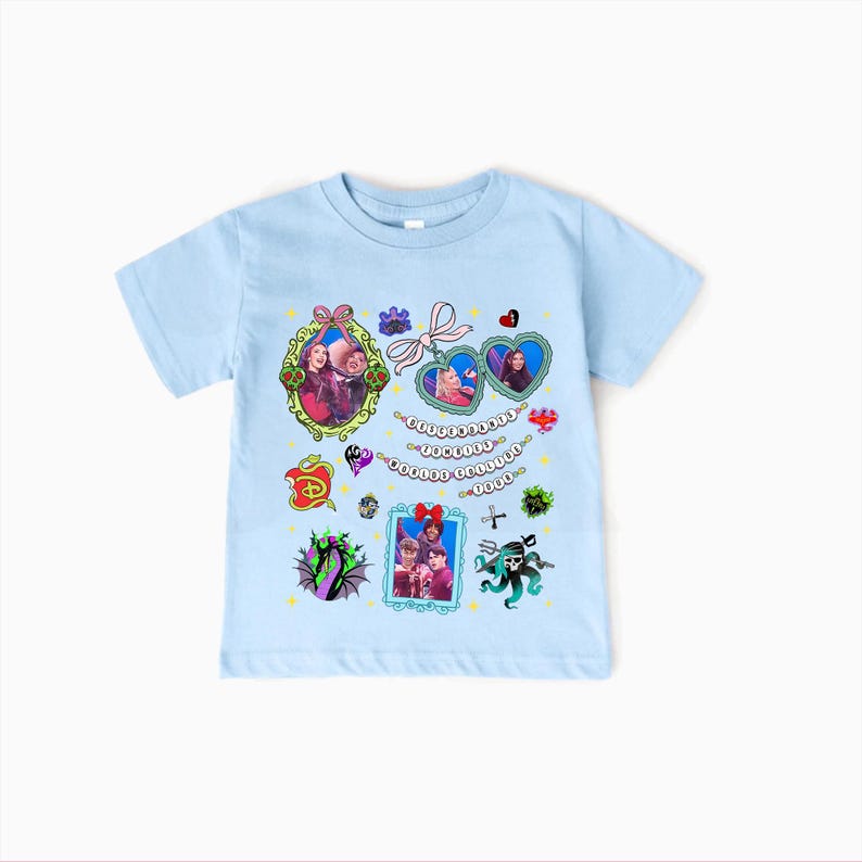 Channel Coquette Bows Descendants Zombies World Tour Tee, Zombies 4 ...