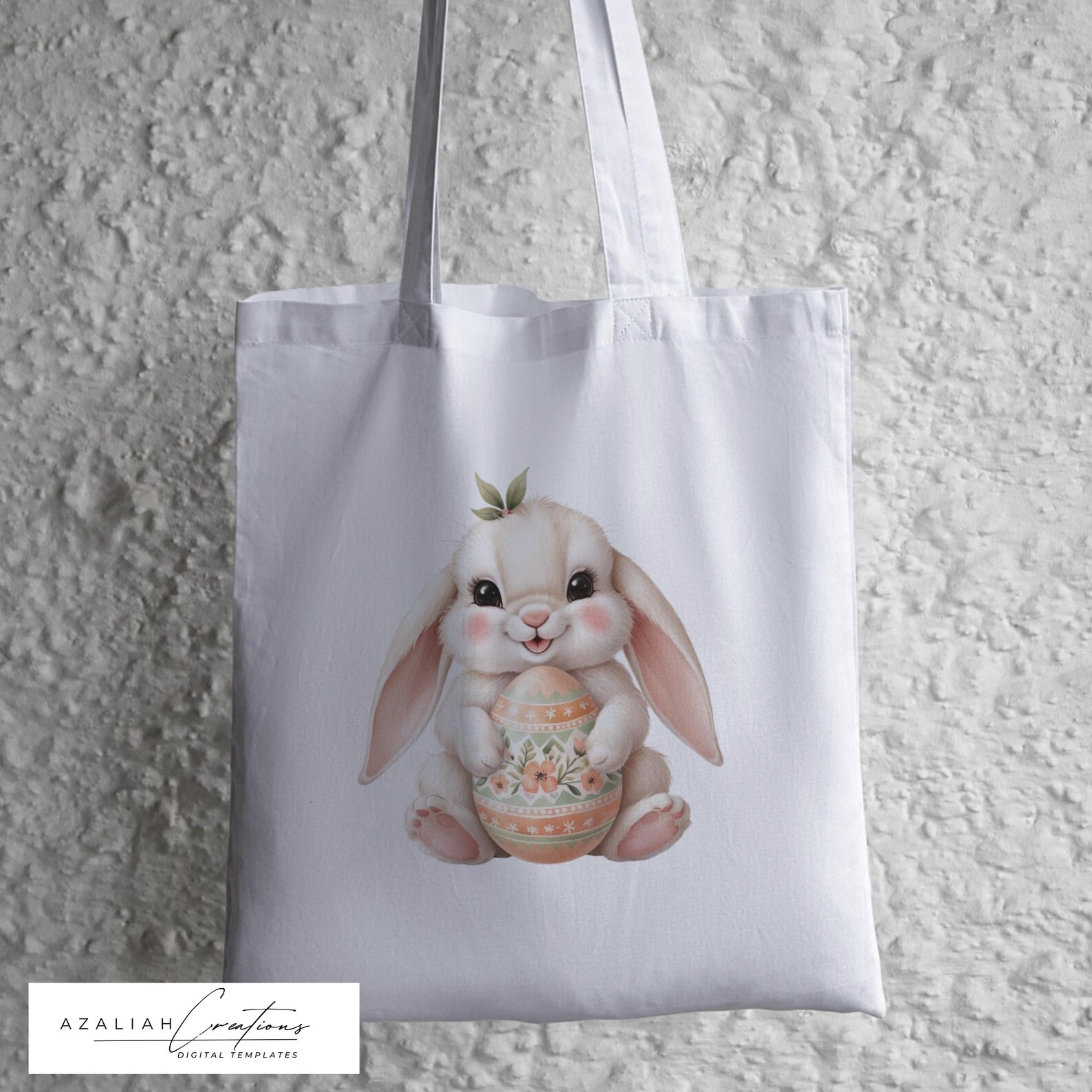Cute Easter Bunny Carrot Clipart Bundle Easter Rabbit PNG Spring ...