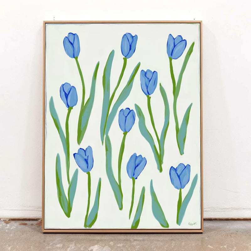 Mint Tulip - Etsy