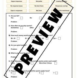 Identifying Problems in Statistical Questions Worksheets | 6th Grade ...