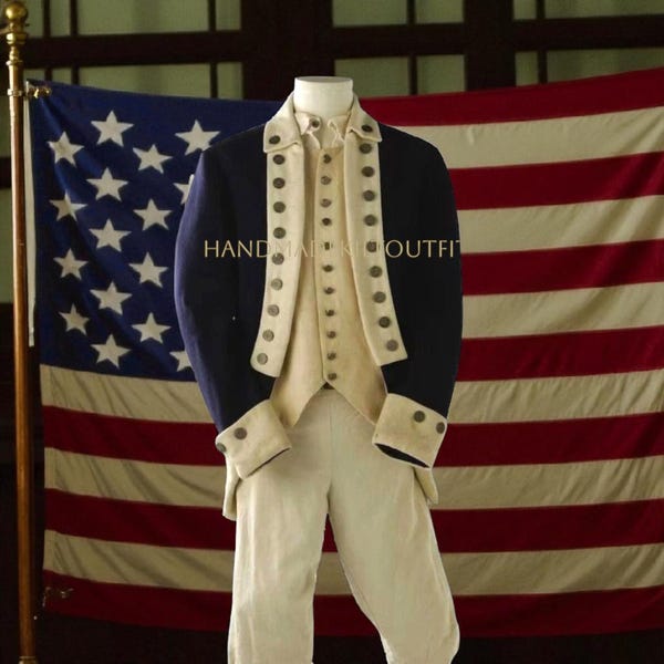 Navy Blue Wool Men Coat - Etsy