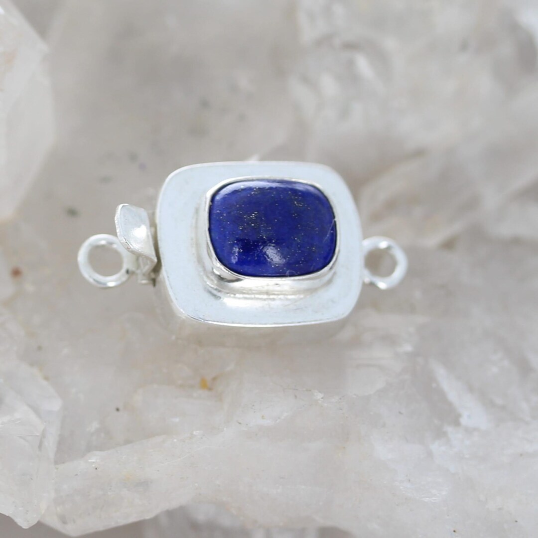 Lapis Clasp Classic Style Sterling Cushion Shaped - Etsy