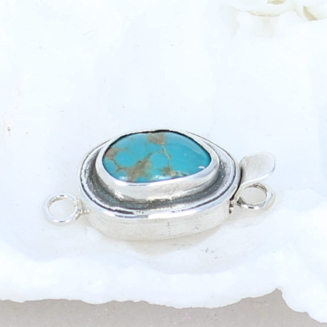 Vintage HACHITA TURQUOISE Clasp Sterling New Mexico Turquoise - Etsy