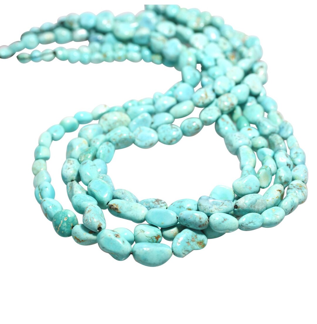 Sierra Nevada Turquoise Beads Nevada Robins Egg Blue 5-7x9mm - Etsy
