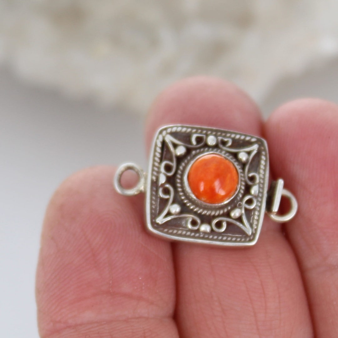 AAA Spiny Oyster Clasp Sterling Wire Design 6mm - Etsy