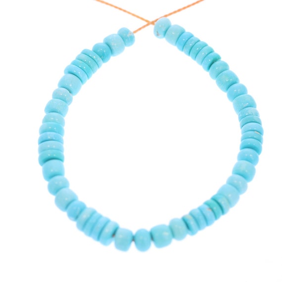 Beads Sleeping Beauty Turquoise Beads Potato Shaped 6-8mm 7 Jewelry ...