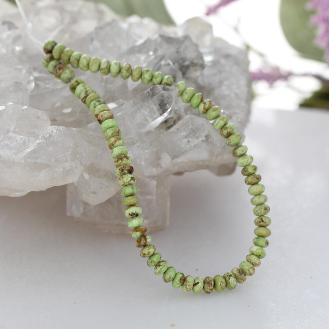 Genuine Australian Gaspeite Pueblo Shaped Beads Pack of 10 - Etsy