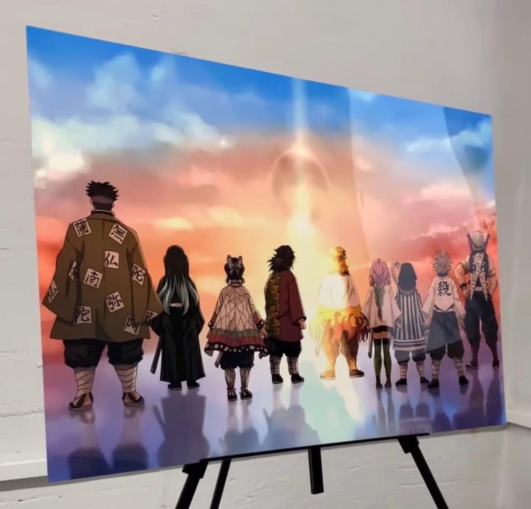 Anime Metal Wall Art, Anime Poster – Otaku Room Decor | Anime Aluminum ...