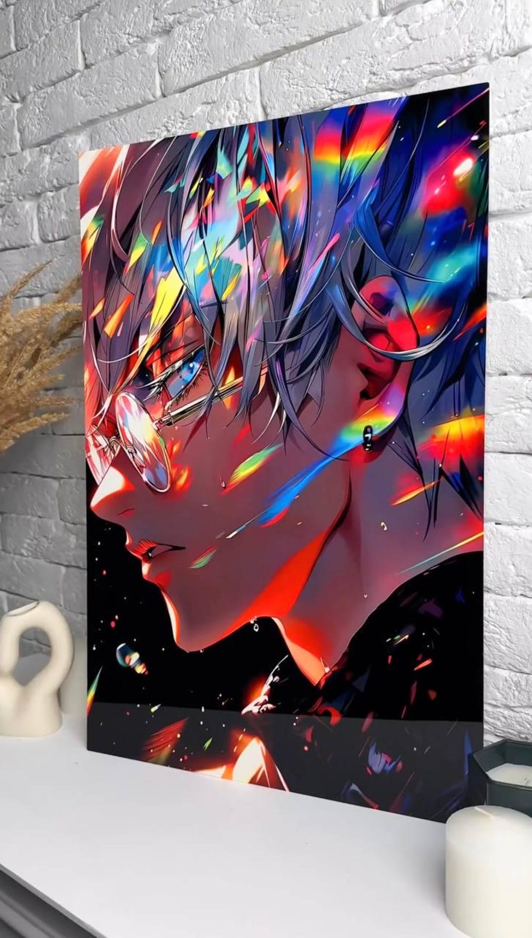 Anime Metal Wall Art, Anime Poster – Otaku Room Decor | Anime Aluminum ...