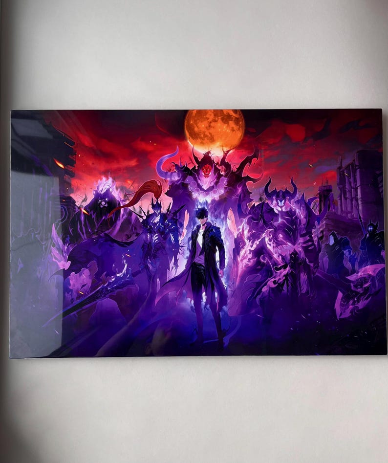 Anime Metal Wall Art, Anime Poster – Otaku Room Decor | Anime Aluminum ...