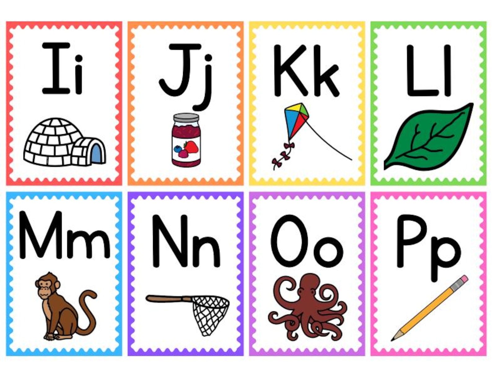 Alphabet Posters & Flashcards for Classroom | Letter Recognition ...