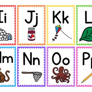 Alphabet Posters & Flashcards for Classroom | Letter Recognition ...
