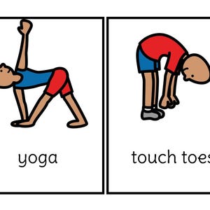 Gross Motor Action Cards | Physical Education | Exercise & Movement ...