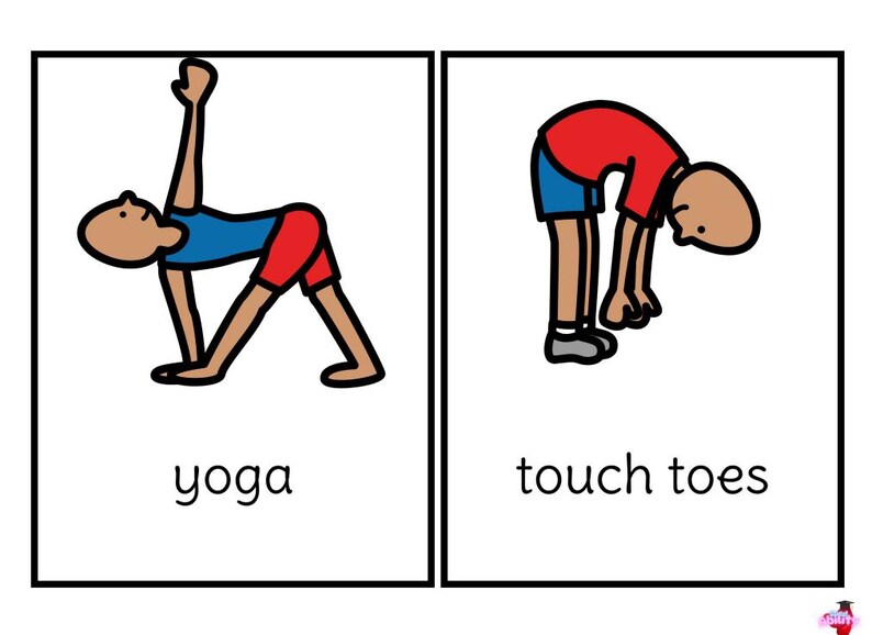 Gross Motor Action Cards | Physical Education | Exercise & Movement ...