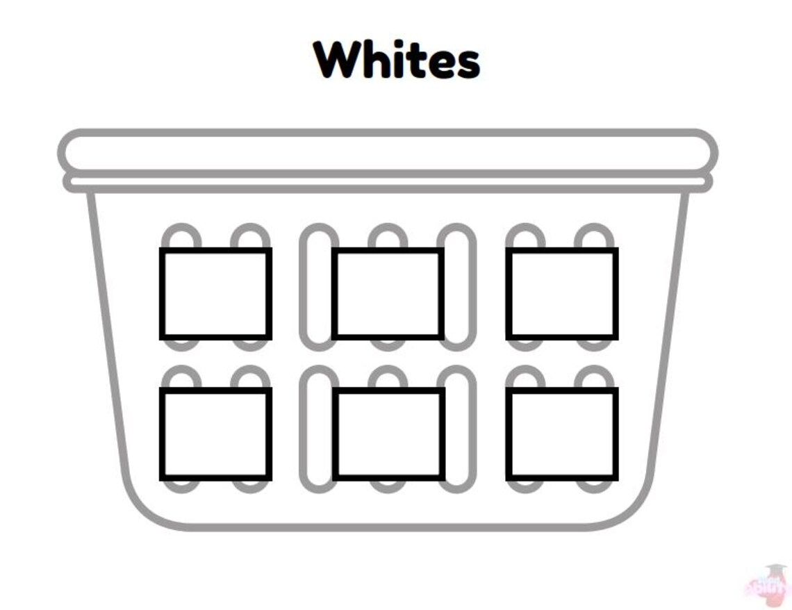 FILE FOLDER Activity | Life Skills | Sorting Laundry by Color | Special ...