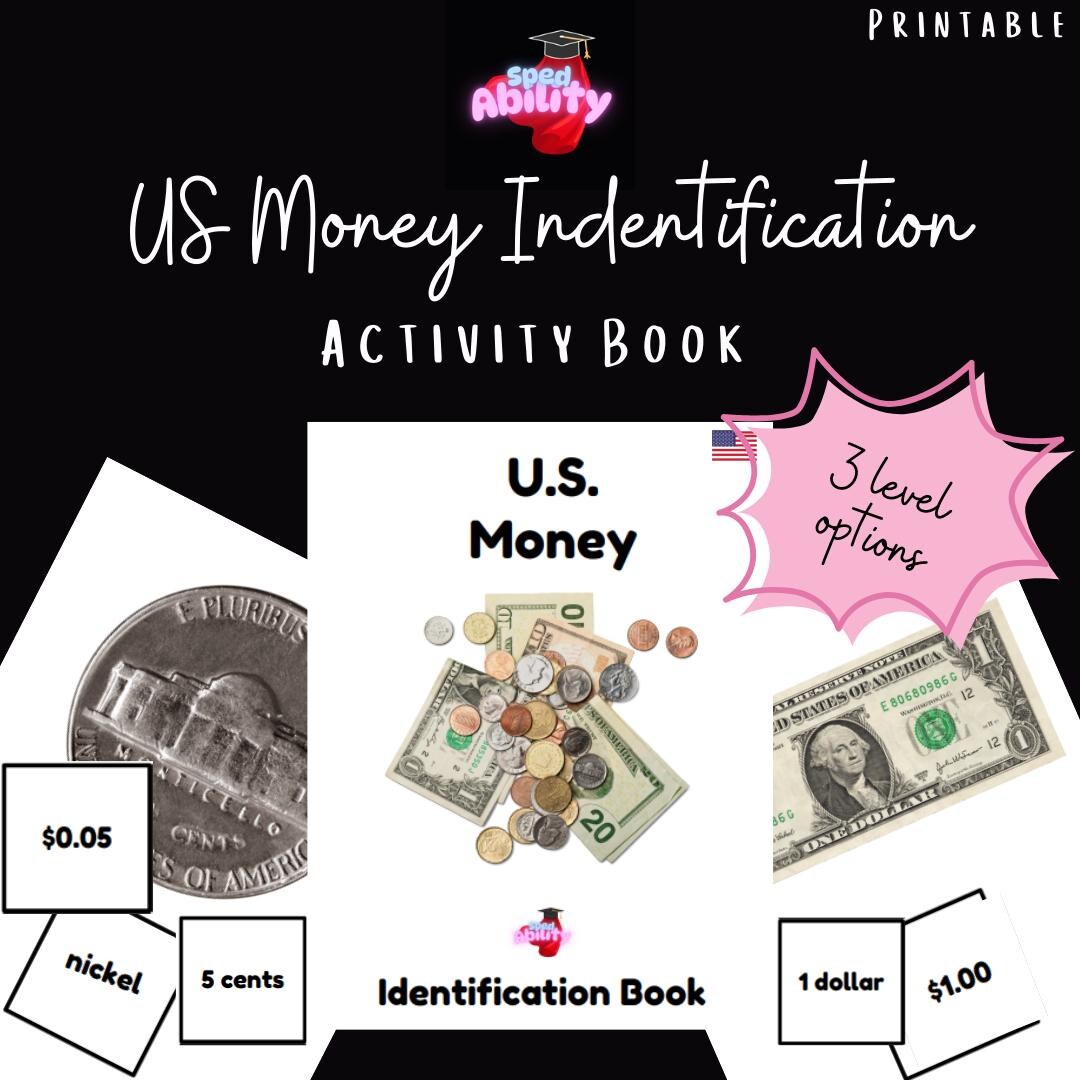 US Money Activity Book | Coins & Bills Practice up to 100 | Printable ...