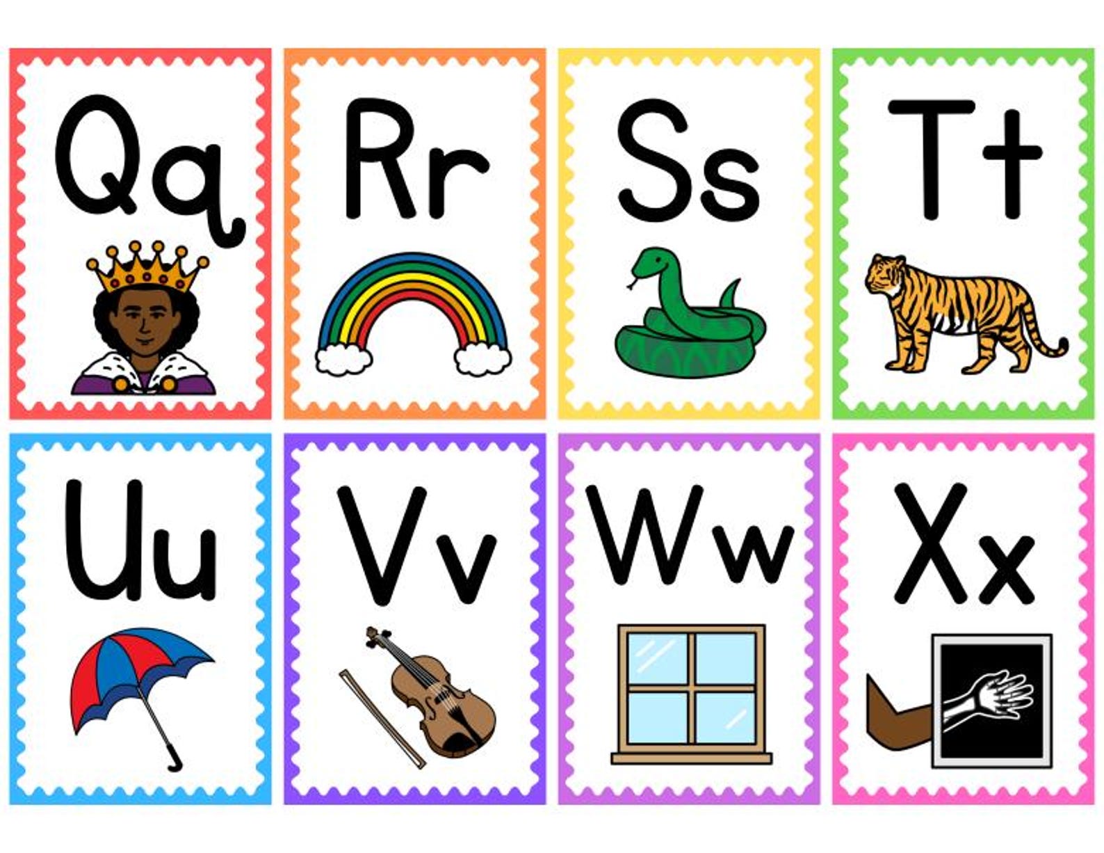 Alphabet Posters & Flashcards for Classroom | Letter Recognition ...