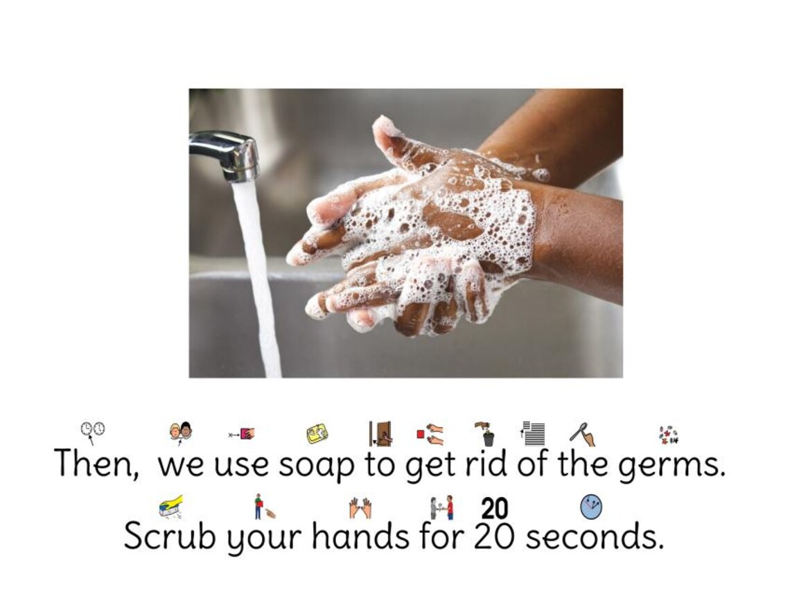 Washing Hands Sequencing Activity | Adapted Story | 8 Steps Visual ...