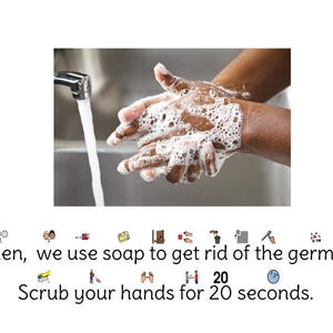 Washing Hands Sequencing Activity | Adapted Story | 8 Steps Visual ...