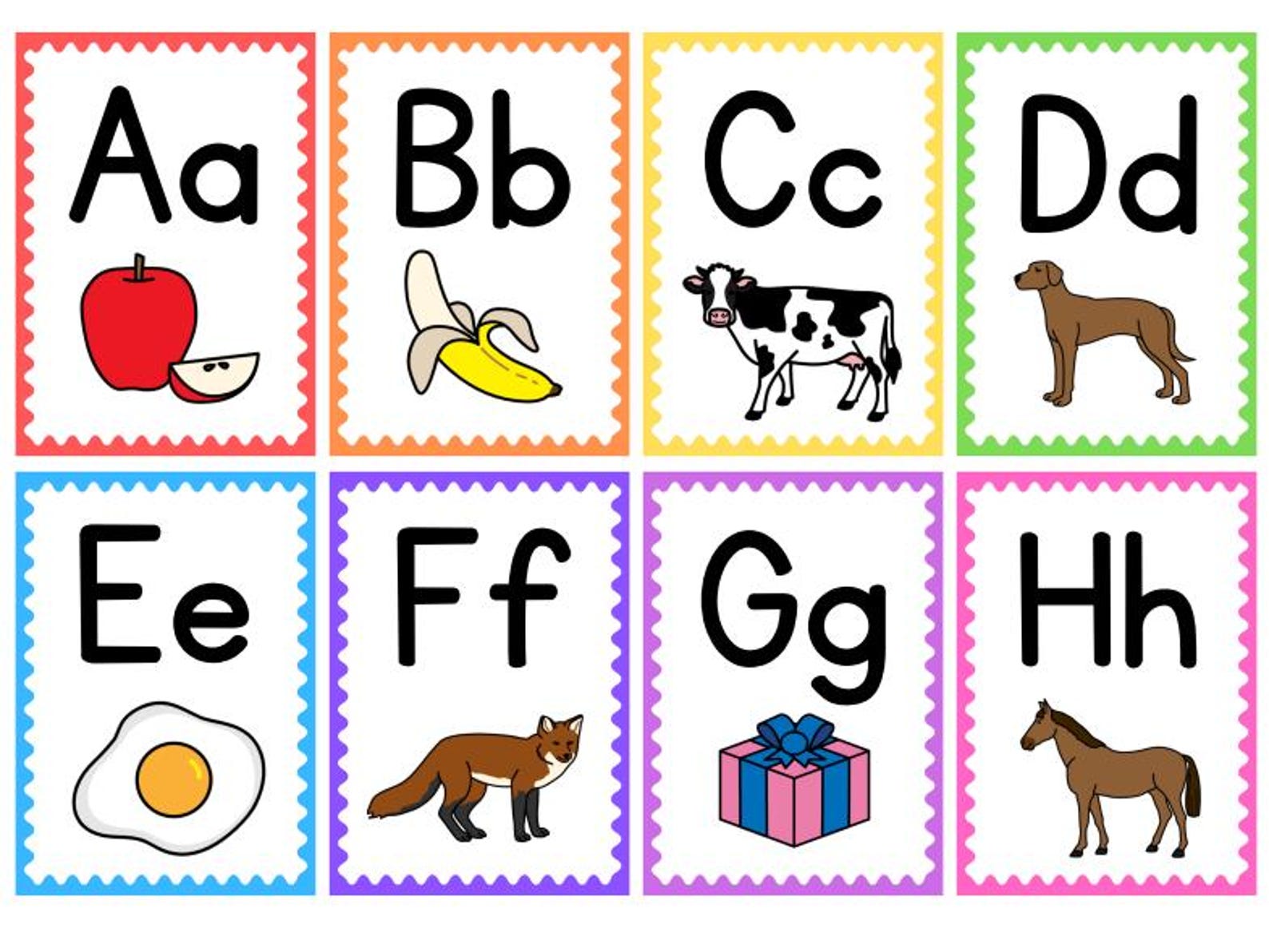 Alphabet Posters & Flashcards for Classroom | Letter Recognition ...