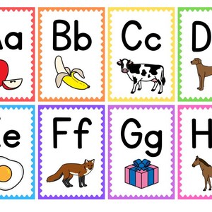 Alphabet Posters & Flashcards for Classroom | Letter Recognition ...