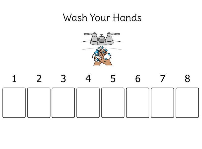 Washing Hands Sequencing Activity | Adapted Story | 8 Steps Visual ...
