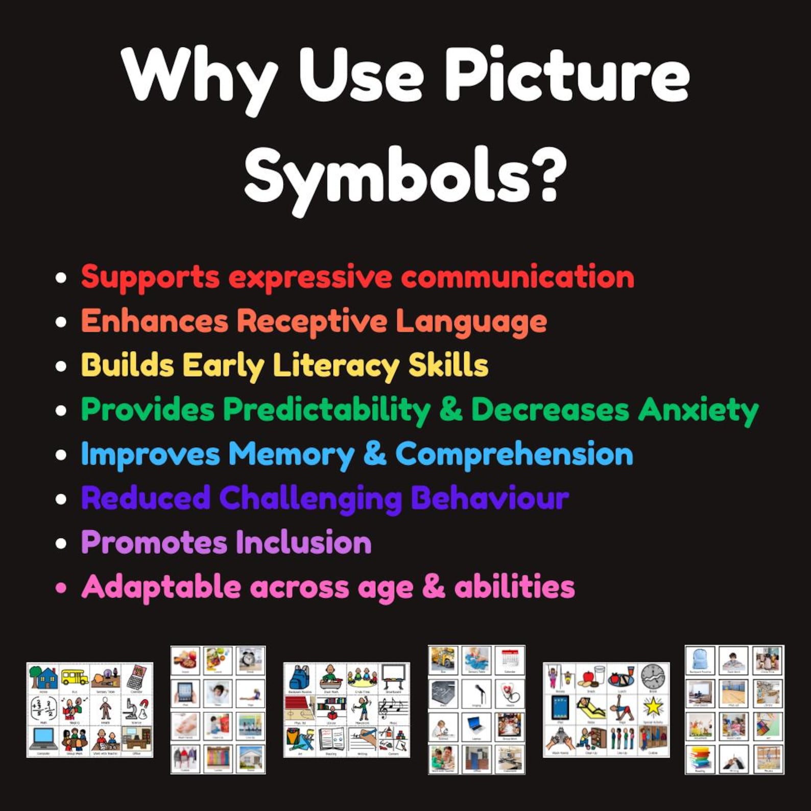 Primary Picture Symbols | Visual Communication for Daily Schedules ...